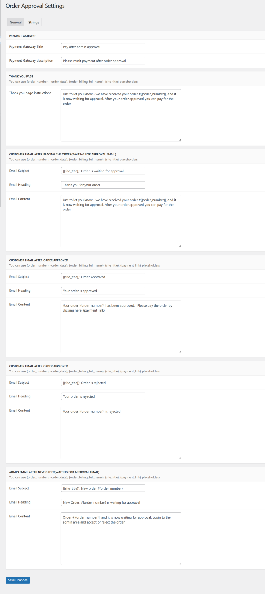 Documentation of Order Approval for Woocommerce - Xperts Club